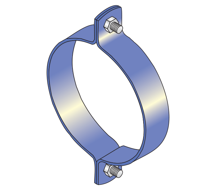 Standard Double Bolted Clamp | FM119 | Flexistrut