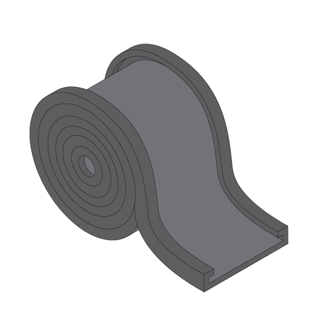 Acoustic Lipped Rubber | Flexistrut