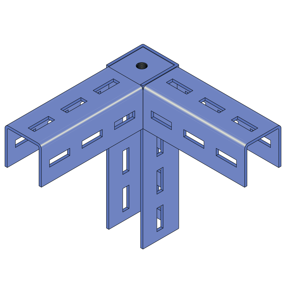 Internal 3 Way Bracket | SP100-3WB | Flexistrut