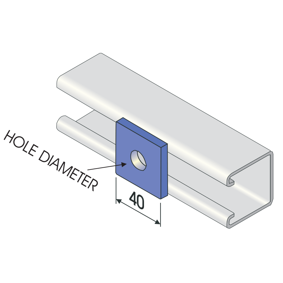 Square Washer | Flexistrut